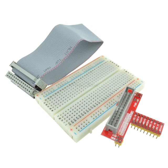 GPIO EXTENSION KIT Board Adapter Breadboard 26pin GPIO Ribbon Cable ...