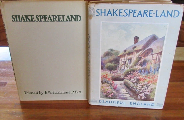 SHAKESPEARE-LAND ~ WALTER Jerrold. E. W. Haslehust. 1940s HbDj HERE in ...