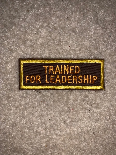 BOY SCOUT BSA Trained for Leadership Strip Varsity Scouting Program ...