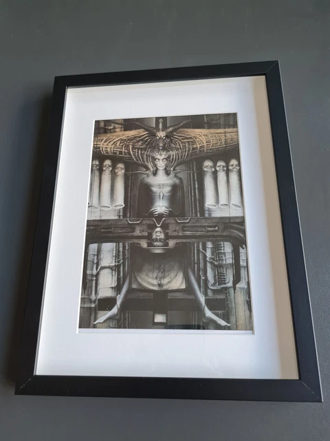 HR GIGER ALIEN Xenomorph Facehugger Necronomicon Bild Kunstdruck Poster ...