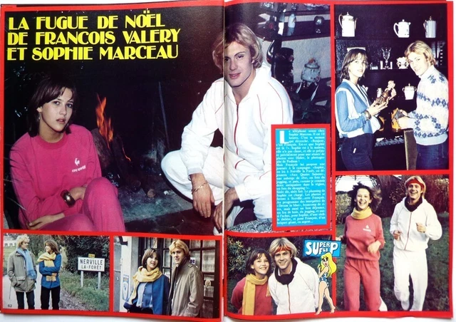 SOPHIE MARCEAU / Francois Valery = Coupure De Presse 2 Pages 1982 / Clipping EUR 5,00 - PicClick FR