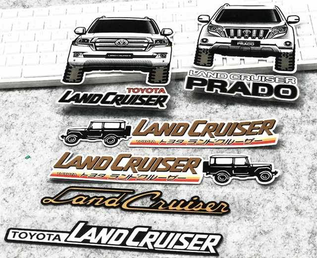 TOYOTA LAND CRUISER Offroad modify sticker decal Prado LC70 LC120 LC200 ...