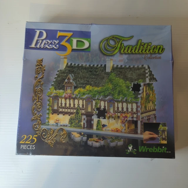 PUZZ 3D TRADITION Collection 225 Pieces "25 Steeple Road" by Wrebbit ...