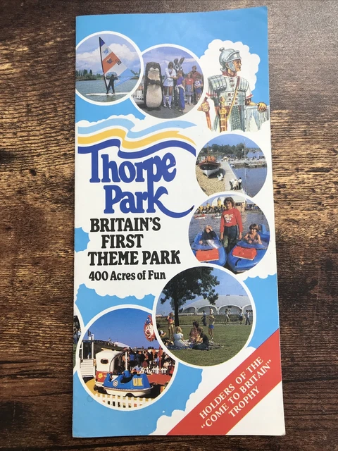 THORPE PARK MAP 2023 £1.00 - PicClick UK