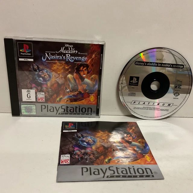 DISNEY'S ALADDIN IN Nasira's Revenge PS1 PlayStation 1 PAL - VGC - Free ...