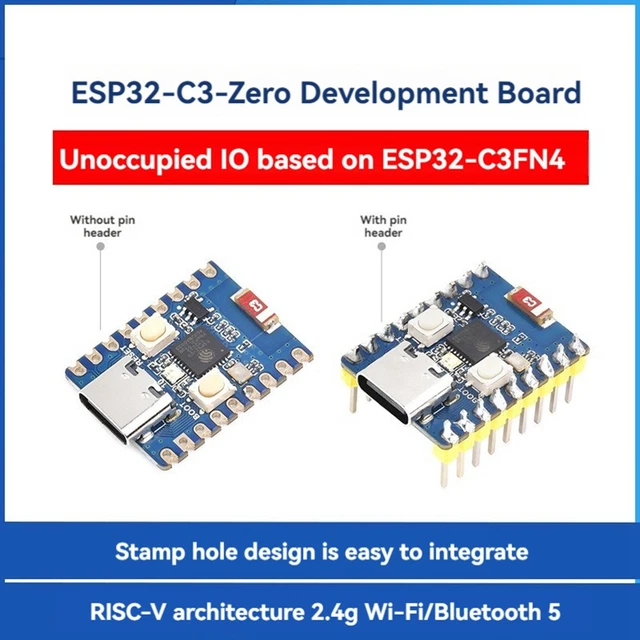 ESP32-C3-ZERO DEVELOPMENT BOARD Wifi Bluetooth Module RISC-V 32-Bit8440 ...