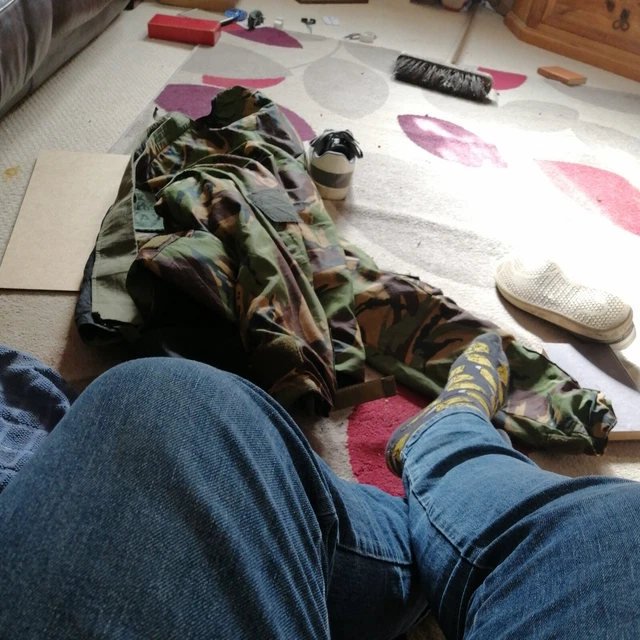 VINTAGE BRITISH ARMY NBC Smock, DPM, No1 MK 4, 180/100 Decent Condition ...