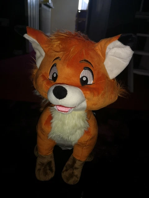 DISNEY STORE FOX And The Hound Tod Soft Plush Toy 14’ rare without tags ...