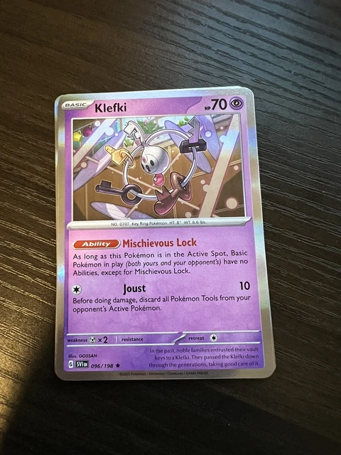 096/198 KLEFKI HOLO Rare Pokémon écarlate et Violet JCG EUR 1,09 ...