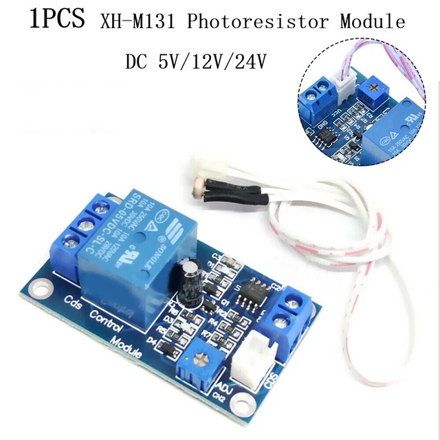 INDUSTRY SENSOR MODULE Module Photoresistor Relay Light Control XH-M131 ...