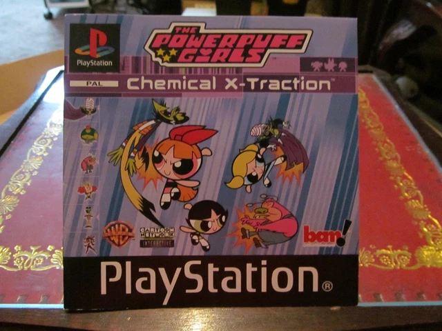 The Powerpuff Girls Chemical X Traction Manual Only For Ps1 £3 50