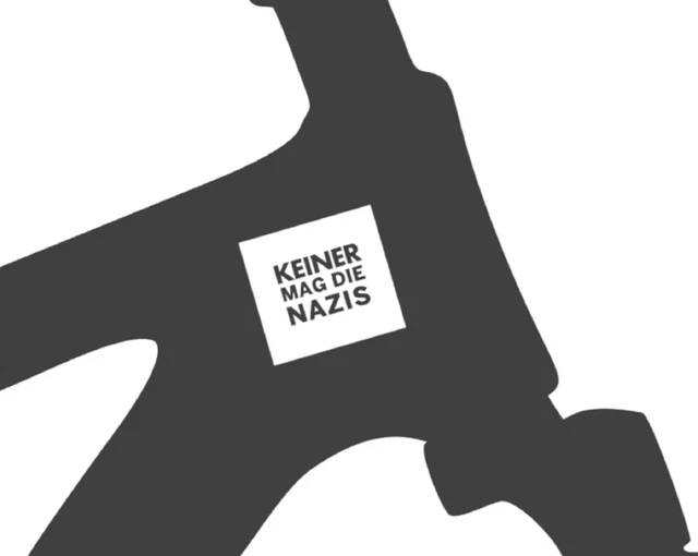 GEGEN NAZIS ANTIFA Fahrrad MTB Aufkleber Sticker Set 2 Stk. #005 EUR 5 ...