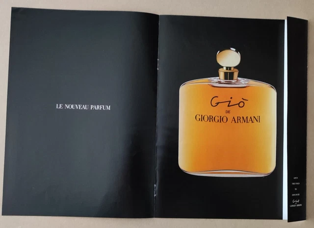 GIORGIO ARMANI GIO Perfume Original UK Press Advert £5.91 - PicClick UK