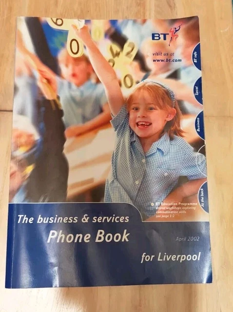 VINTAGE BT PHONE Book April 2002 Liverpool Film Tv Prop £9.99 - PicClick UK
