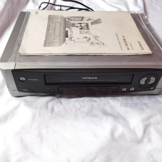 CASSETTE CASSETTE VIDÉO Hitachi Vt-Mx910Euk Vcr Vhs Manuel Vintage EUR ...