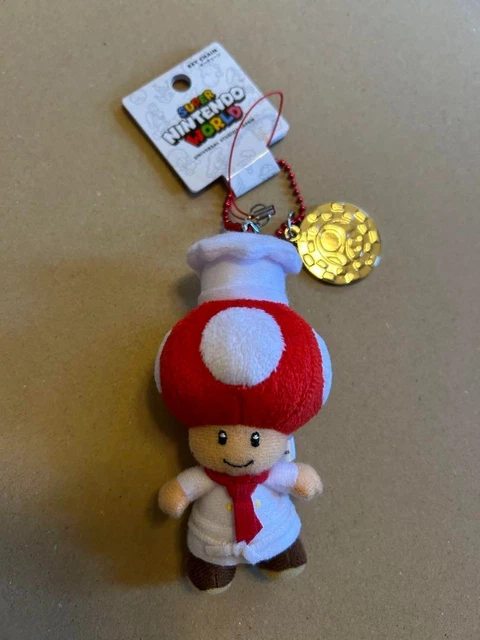 USJ EXCLUSIVE CHEF Toad Mascot Plush keychain Super Nintendo World JP £ ...