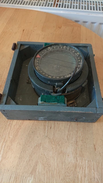 VINTAGE BRITISH MK Iii A Aircraft Compass By Husun £57.66 - PicClick UK