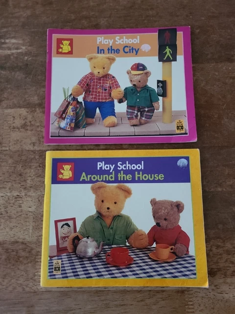 PLAY SCHOOL BOOKS - In The City And Around The House $5.00 - PicClick AU