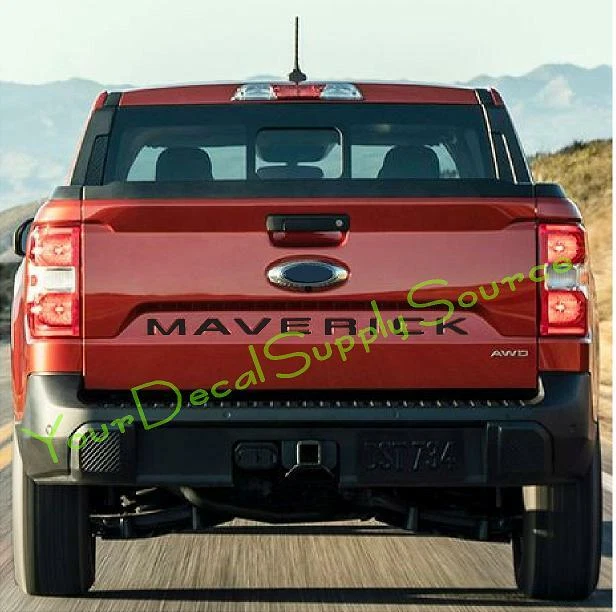TAILGATE DECAL FOR 2022-2023 Ford Maverick, Indent, Sticker, Graphics ...