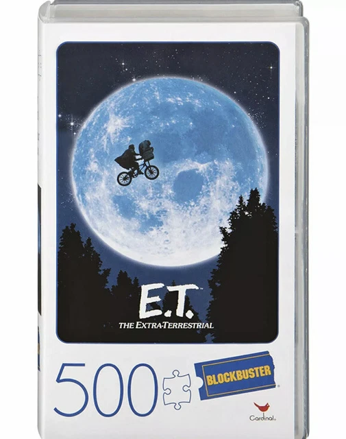 BLOCKBUSTER ET EXTRA Terrestrial VHS Case 500 Piece Jigsaw Puzzle ...