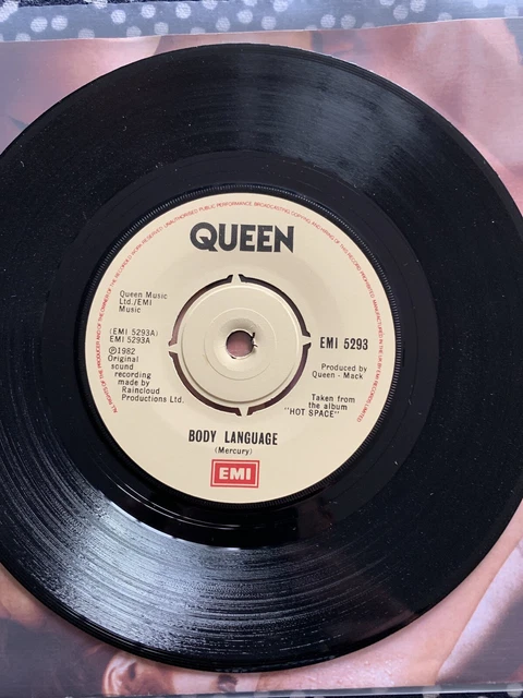 QUEEN ,BODY LANGUAGE ,Rare 7” Vinyl Single 1982 £7.99 - PicClick UK