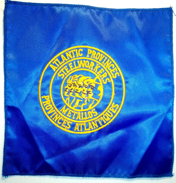 1980S ATLANTIC PROVINCES Steelworkers Embroidered Flag Patch Badge ...