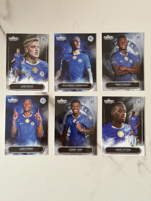 TOPPS SUMMER SIGNINGS 2025/26 Chelsea FC Base Card Bundle £12.50 ...