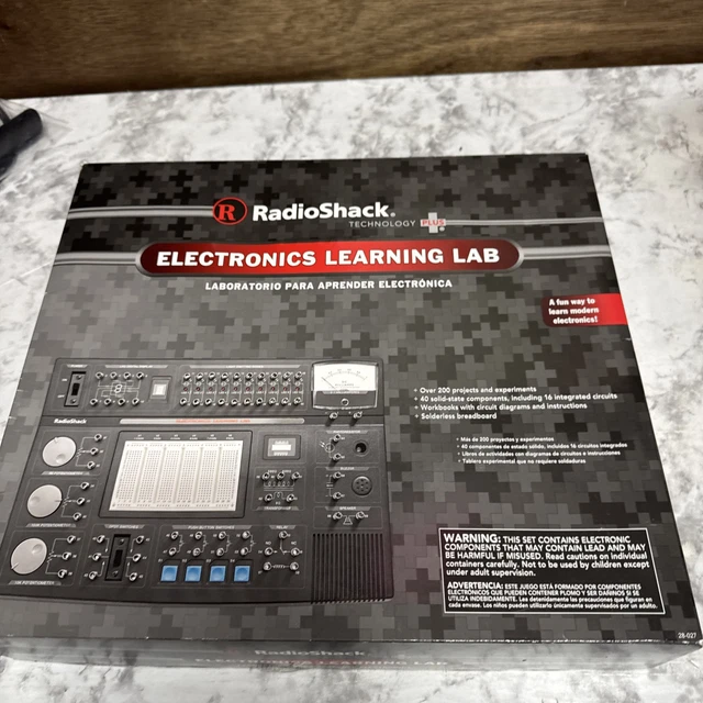 RADIO SHACK ELECTRONICS Learning Lab 28-027 - Complete New Open Box $89 ...