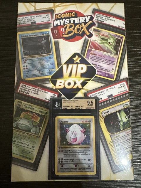 ICONIC MYSTERY POKÉMON VIP Box $799 Retail SOLD OUT PSA BGS CGC $467.00 ...