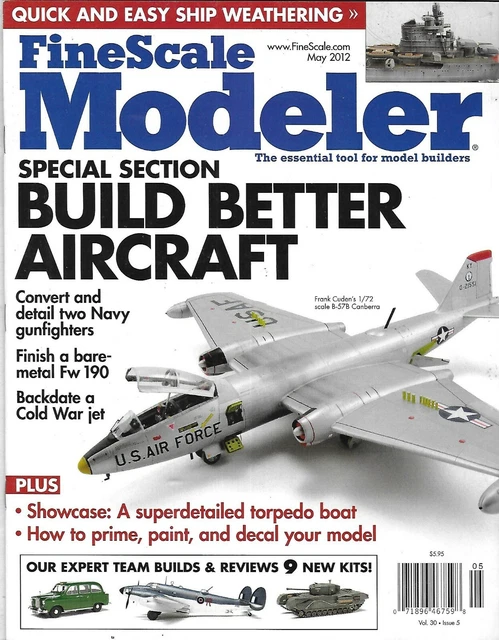 FINE SCALE MODELER Magazine Build Better Aircraft Navy Gunfighters Cold ...