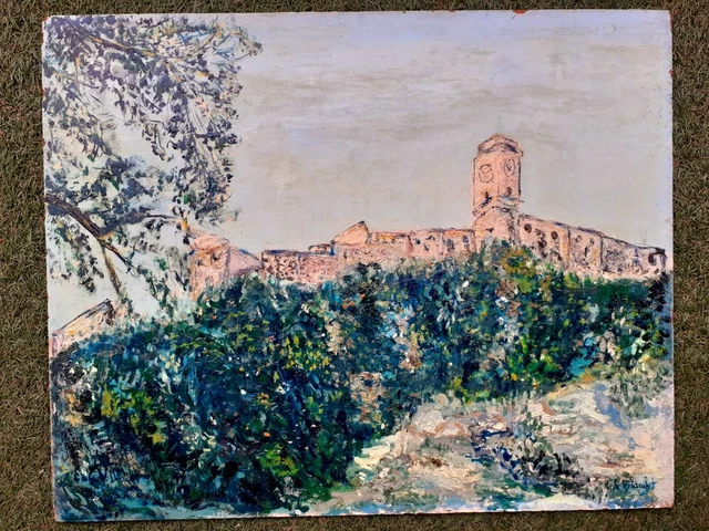 TABLEAU SIGNÉ-HUILE SUR isorel-Citadelle- EUR 15,00 - PicClick FR