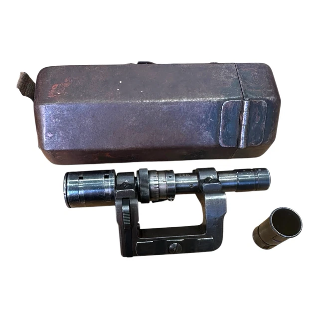WW2 GERMAN ZF41 Scope With Original Mk 2 Case & 1st Ed Scope Emil Busch ...