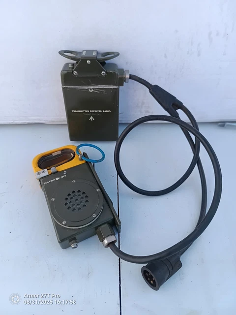 SARBE TRANSISTOR BEACON Mk3d with speech SAS MOD vintage military TACBE ...