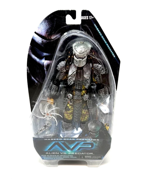NECA AVP ALIEN Vs. Predator Masked Scar Predator SEALED Action Figure ...