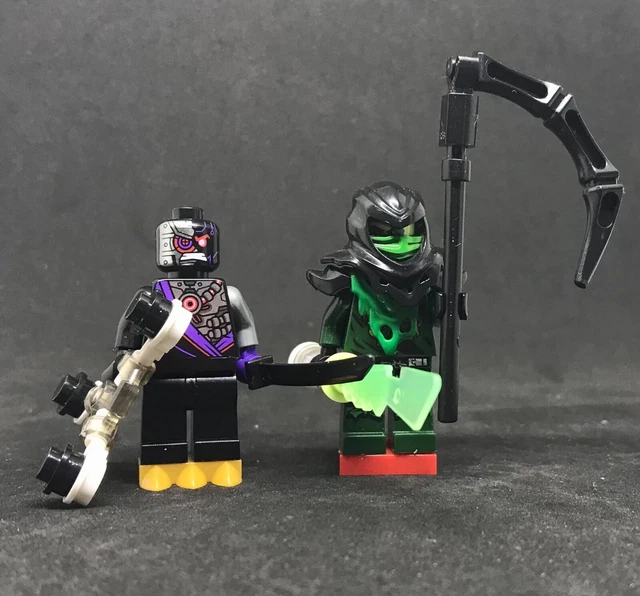 LEGO NINDROID TM C Warrior + Morro Green Evil Lloyd Boss Moc Ninjago ...