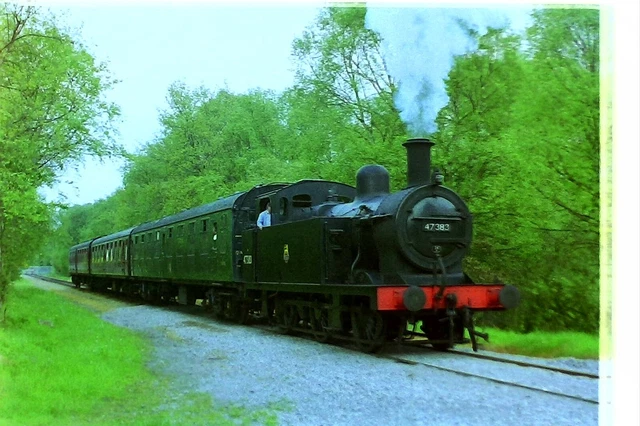 35MM RAILWAY COLOUR Negative Jinty 47383 at Cheddleton CVR £1.95 ...