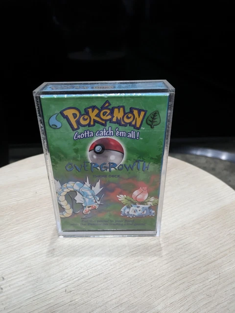 SEALED POKEMON BASE Set Overgrowth Theme Deck Shadowless ? + Acrylic UV ...