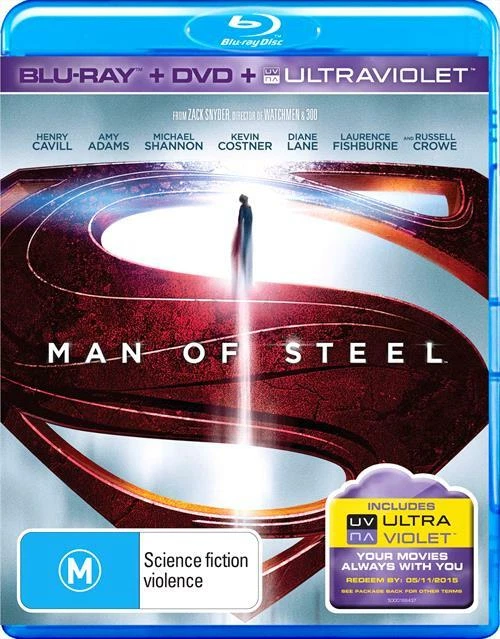 MAN OF STEEL | Blu-ray + DVD + UV (Blu-ray, 2013) $8.99 - PicClick AU