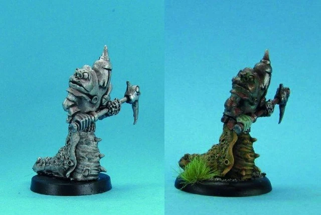 RAL PARTHA MINIATURE 28mm scale Chaos Knight with Slug Mutation GZ 304 ...