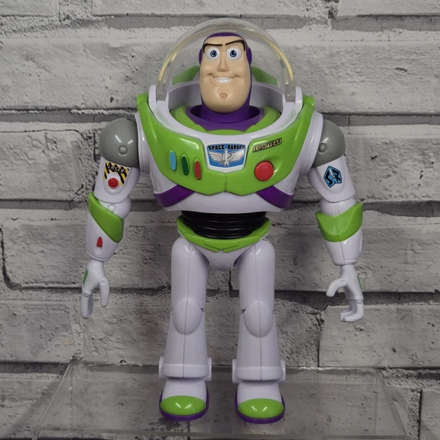 DISNEY TOY STORY Buzz Lightyear Karate Action Chop 10" Figure Talking ...