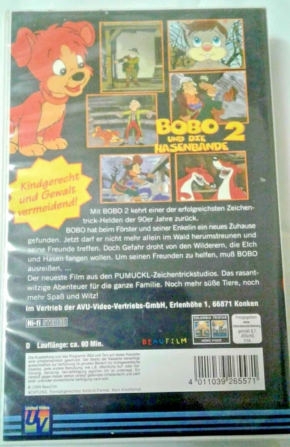 BOBO UND DIE Hasenbande 2 VHS Video Cassette German Children's program ...