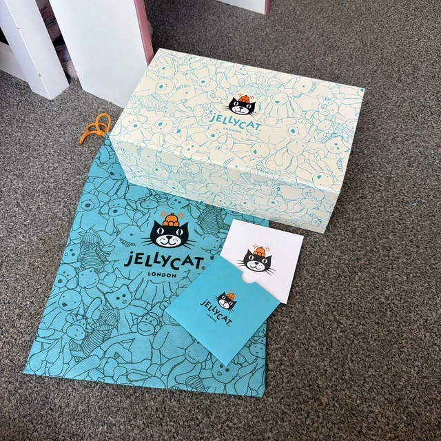 JELLYCAT GIFT BOX, Dust Bag & Card Retired £10.80 - PicClick UK