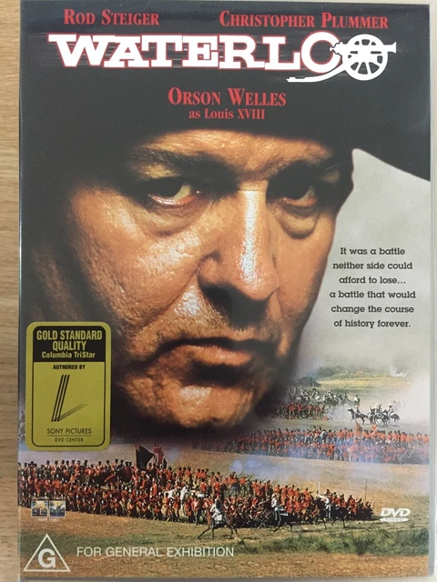 WATERLOO DVD SERGEI Bondarchuk 1970 AS NEW! Orson Welles Christopher ...