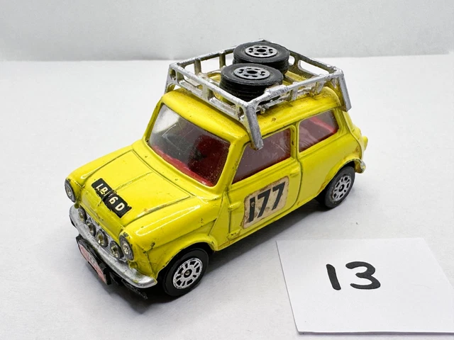 RARE CORGI TOYS #308 Bmc Mini Cooper S Whizzwheels Monte Carlo Rallye ...