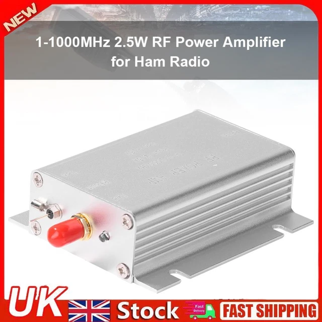1-1000MHZ 2.5W HF VHF UHF FM Transmitter RF Power Amplifier Amp for Ham ...