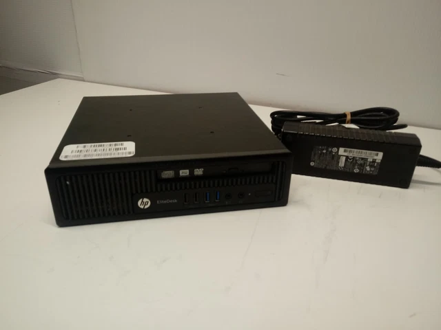 HP ELITEDESK 800 G1 i5 vPro 8GB 128GB SSD Fast Desktop PC + HP power ...