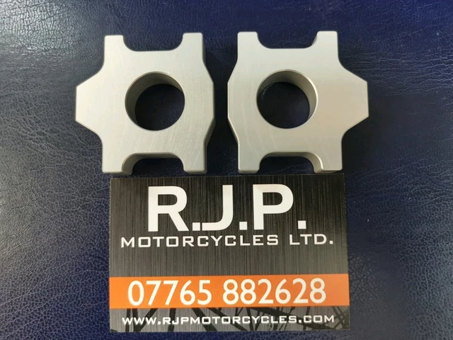 HONDA CR 500 CR500 Rear Wheel Adjuster Blocks AXLE Collar Chain 1989 ...
