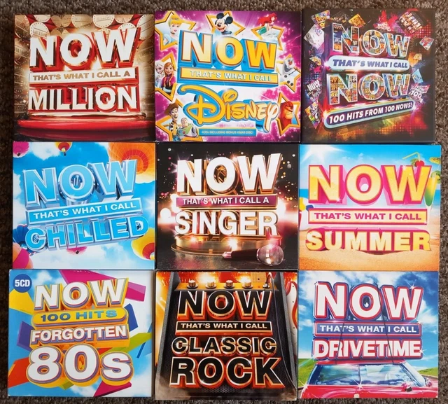 BUNDLE OF CD'S x 9 of Now That’s What I Call Music CD's - Various ...