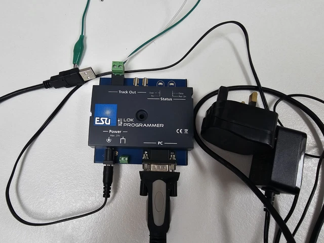 ESU LOKSOUND LOKPROGRAMMER DCC Digital Sound Decoder Programming Device ...
