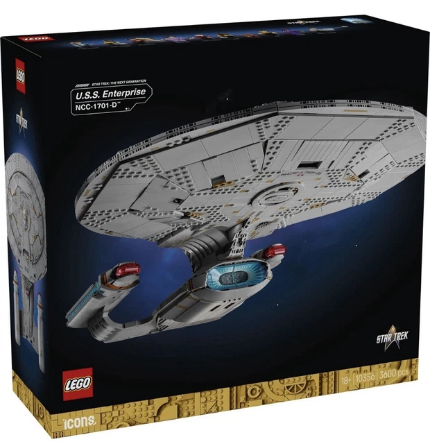 LEGO 10356 STAR Trek: USS Enterprise-D: Brand New AND SEALED. IN HAND ...